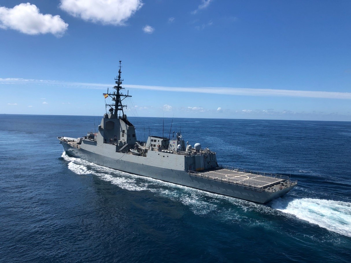 SNMG-1 Fragata «Almirante Juan de Borbón». | AERONAVES MILITARES ESPAÑOLAS