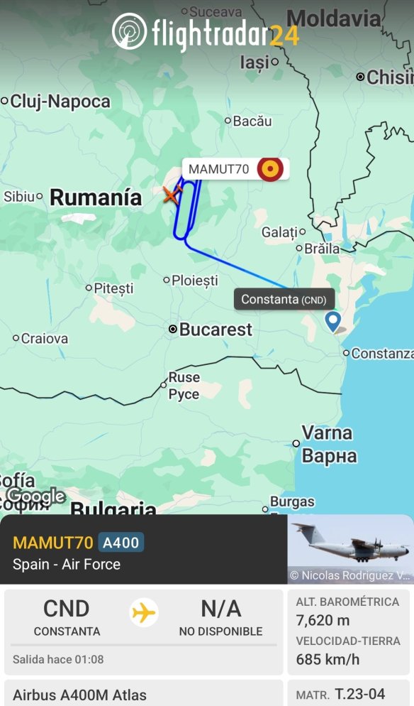 DESTACAMENTO PAZNIC «RUMANIA». | AERONAVES MILITARES ESPAÑOLAS